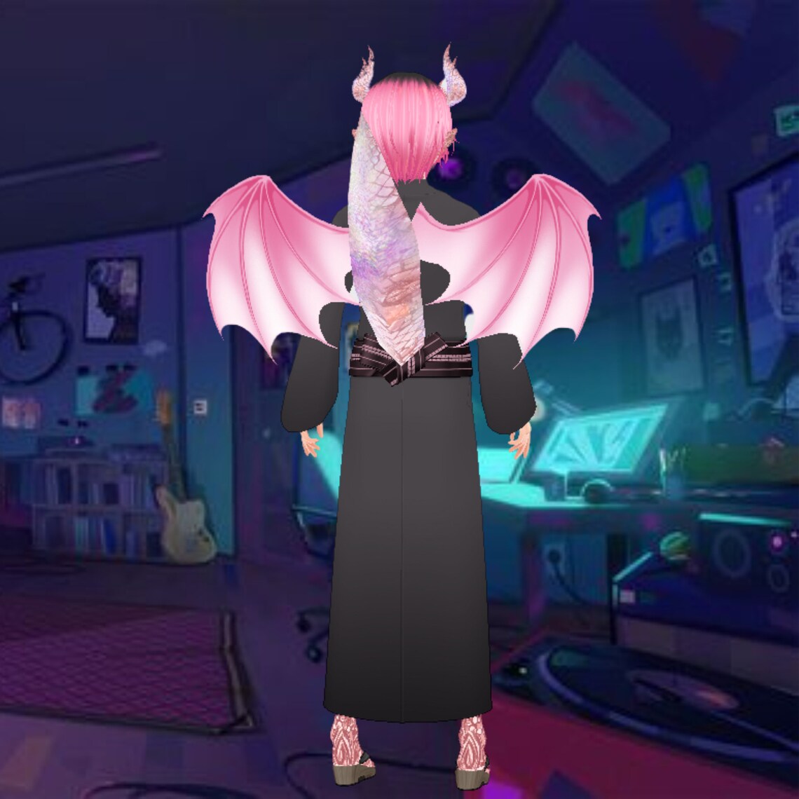 Male Dragon Vtuber Model With Two Outfits Ready to Use | Handsome Pre ...