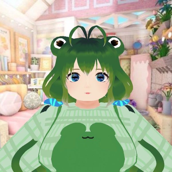 Vtuber Model Frog - Etsy