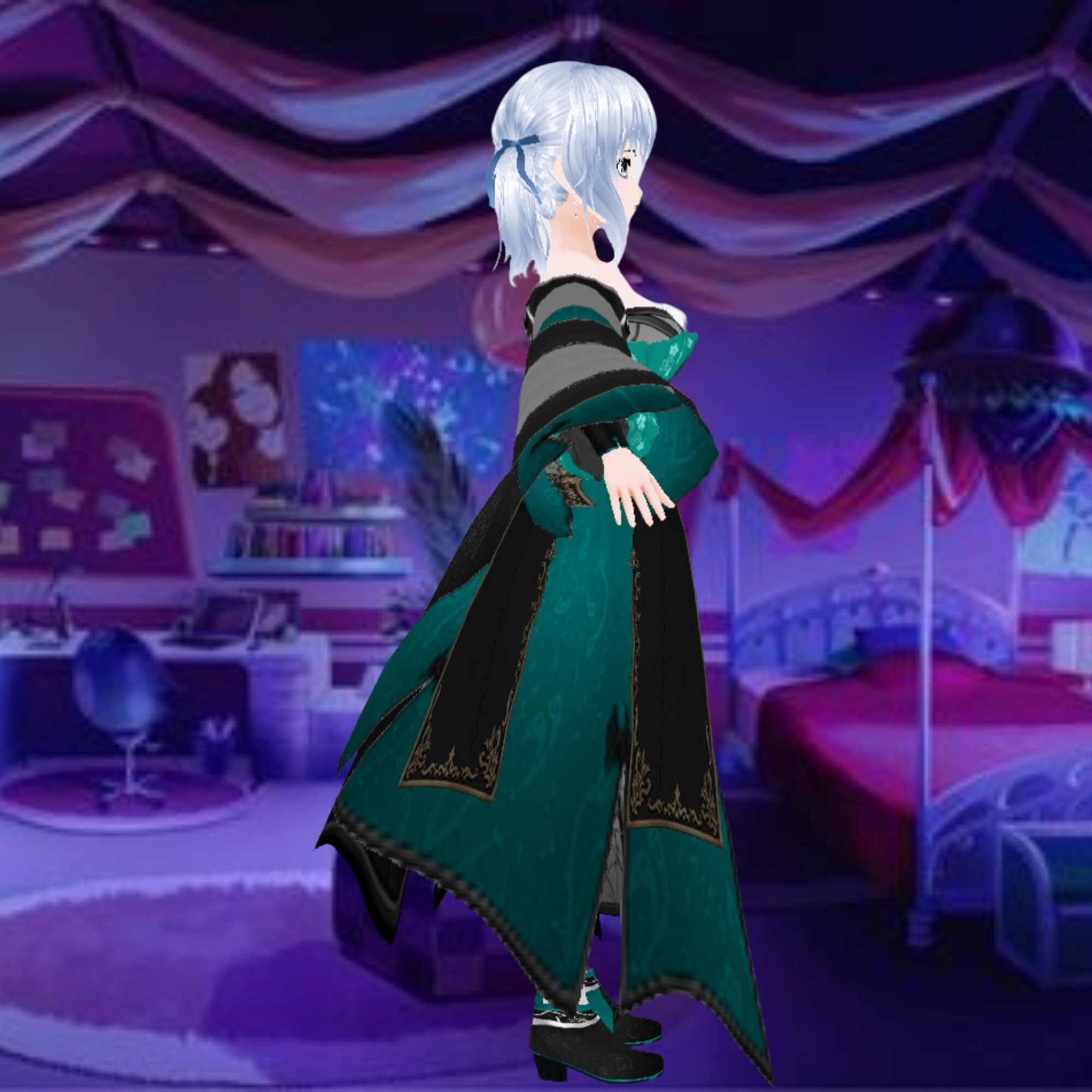 Ghost Girl Vtuber Model With Two Outfits Ready to Use Cute Pre-made 3D ...