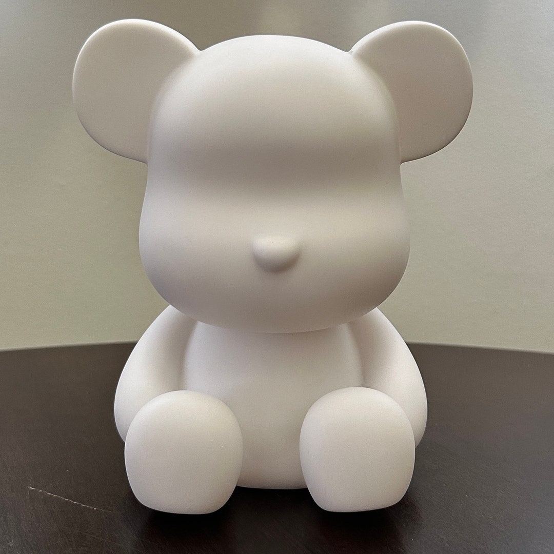 Fluid Bear DIY Art Kit, Cute Sitting Teddy Bear, Paint Your Own Coin ...