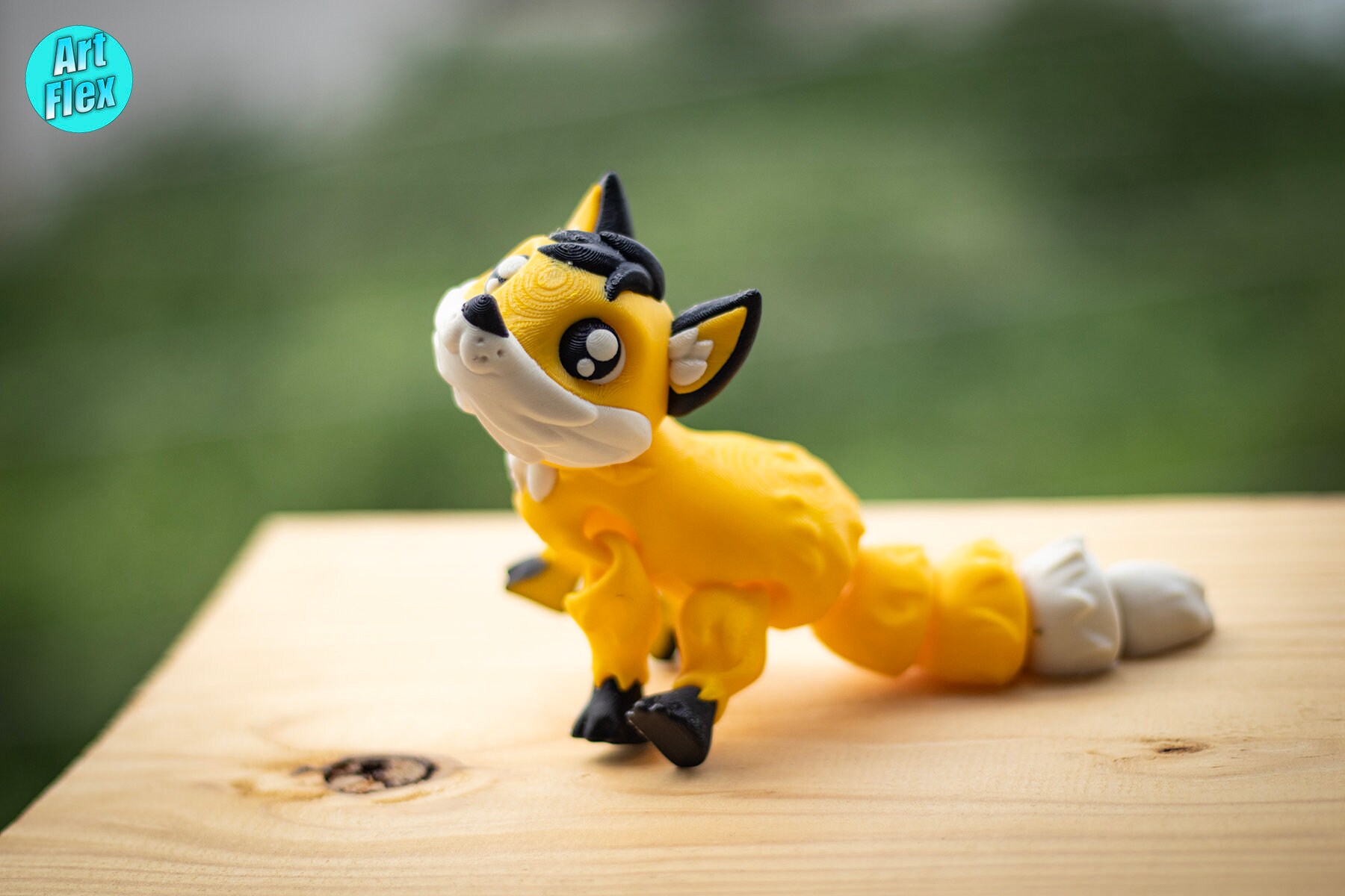 Flexi Adorable Fox STL File for 3D Printing - Etsy