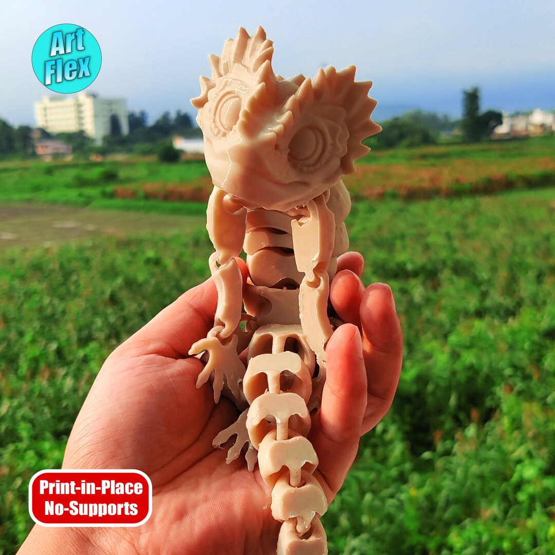 Cute-lizard-stl-articulated-digital-file-for-3d-printer - Etsy New Zealand