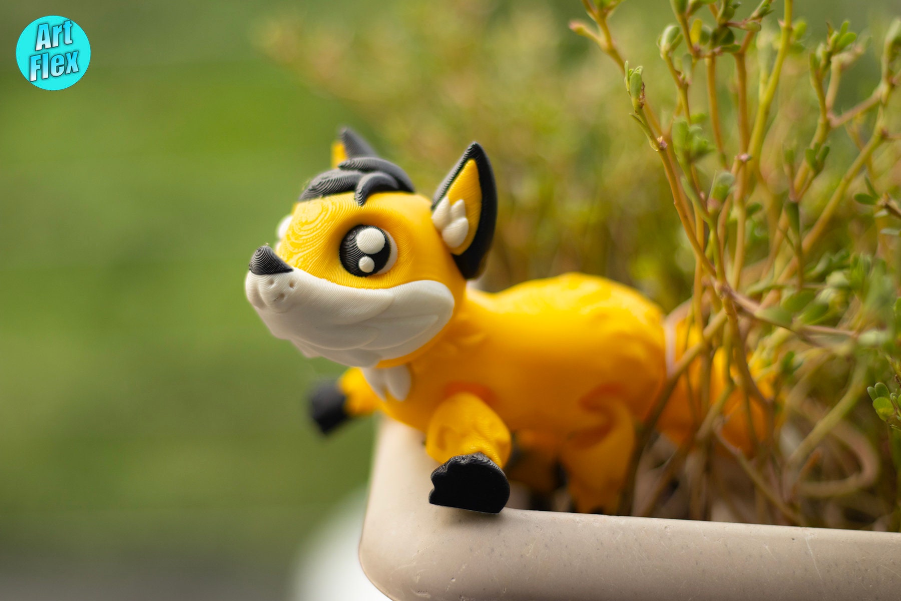 Flexi Adorable Fox STL File for 3D Printing - Etsy