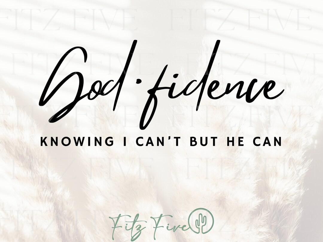 Godfidence Png, Faith Png, Digital Download, Sublimation Png, Jesus Png ...