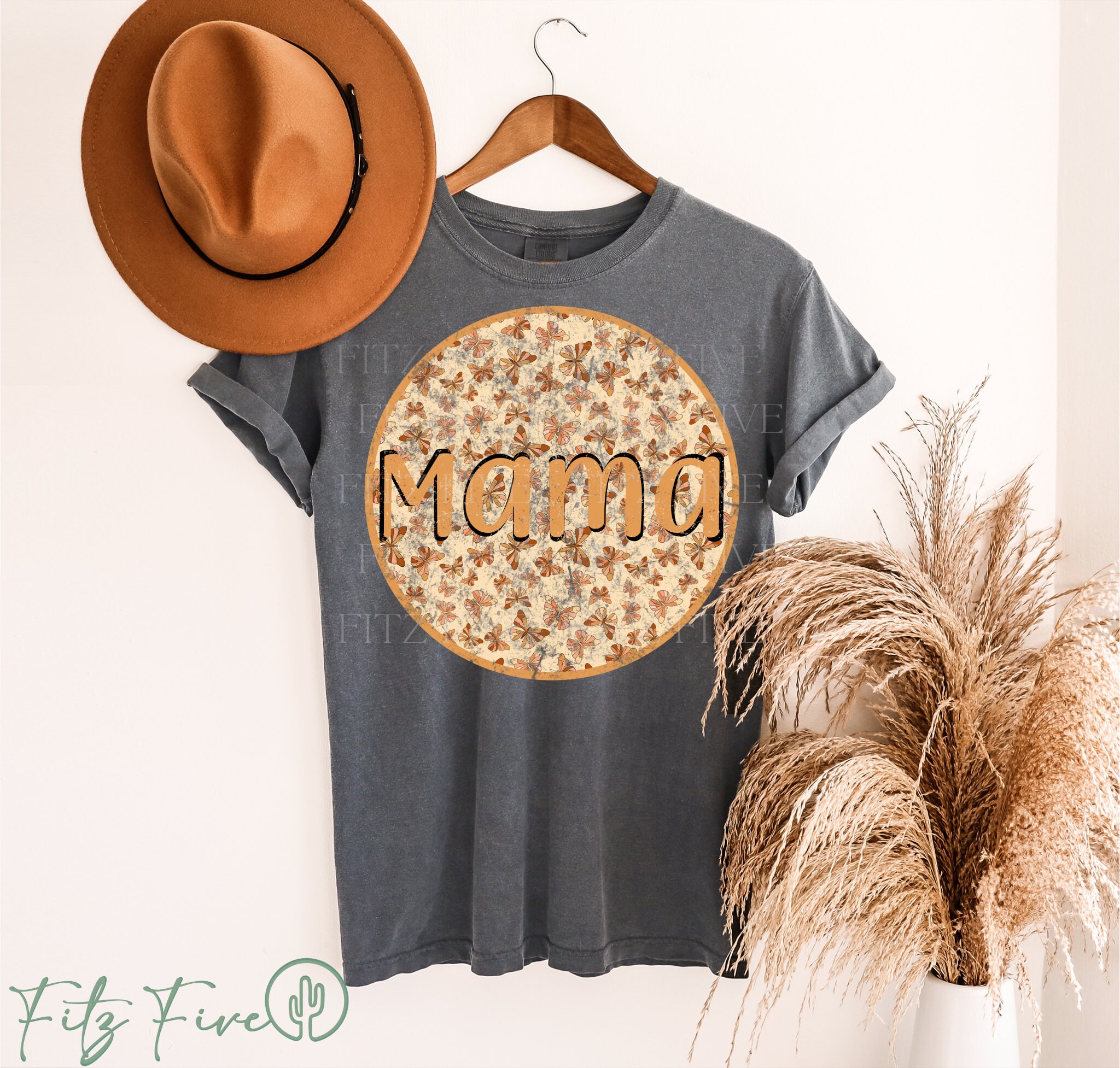 Butterfly Mama Png, Mama PNG, Sublimation PNG, Mother's Day PNG Retro ...