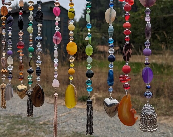 42.5 Long Window/door Beads, Colorful Quality Beads - Etsy