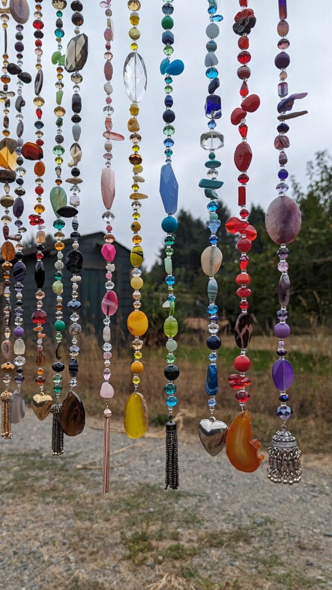 42.5 Long Window/door Beads Colorful Quality Beads - Etsy