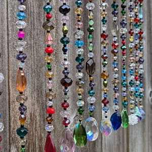 Window Beads 16.5” Long Sun-catcher Crystal Beads, Handmade - Etsy