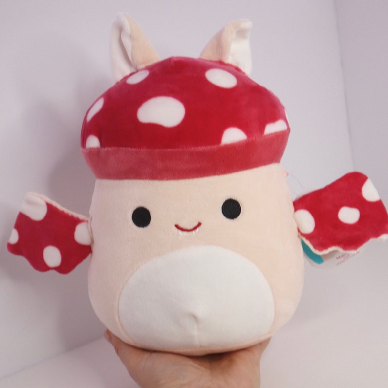 Custom Mushroom Bat Squishmallow Malcolm the Mushroom Bat - Etsy