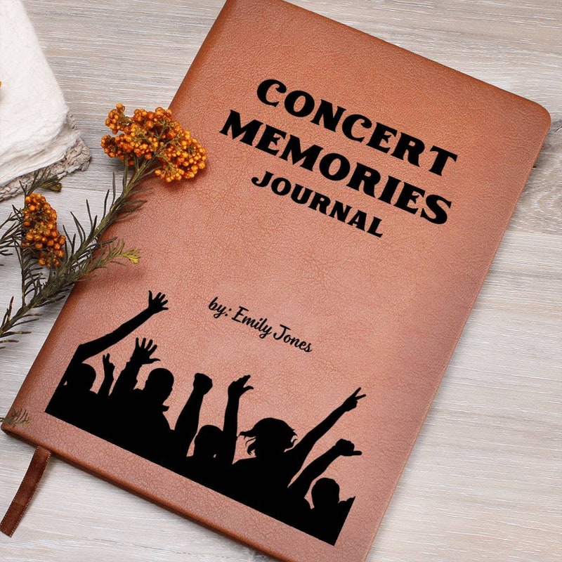 Concert Journal - Etsy