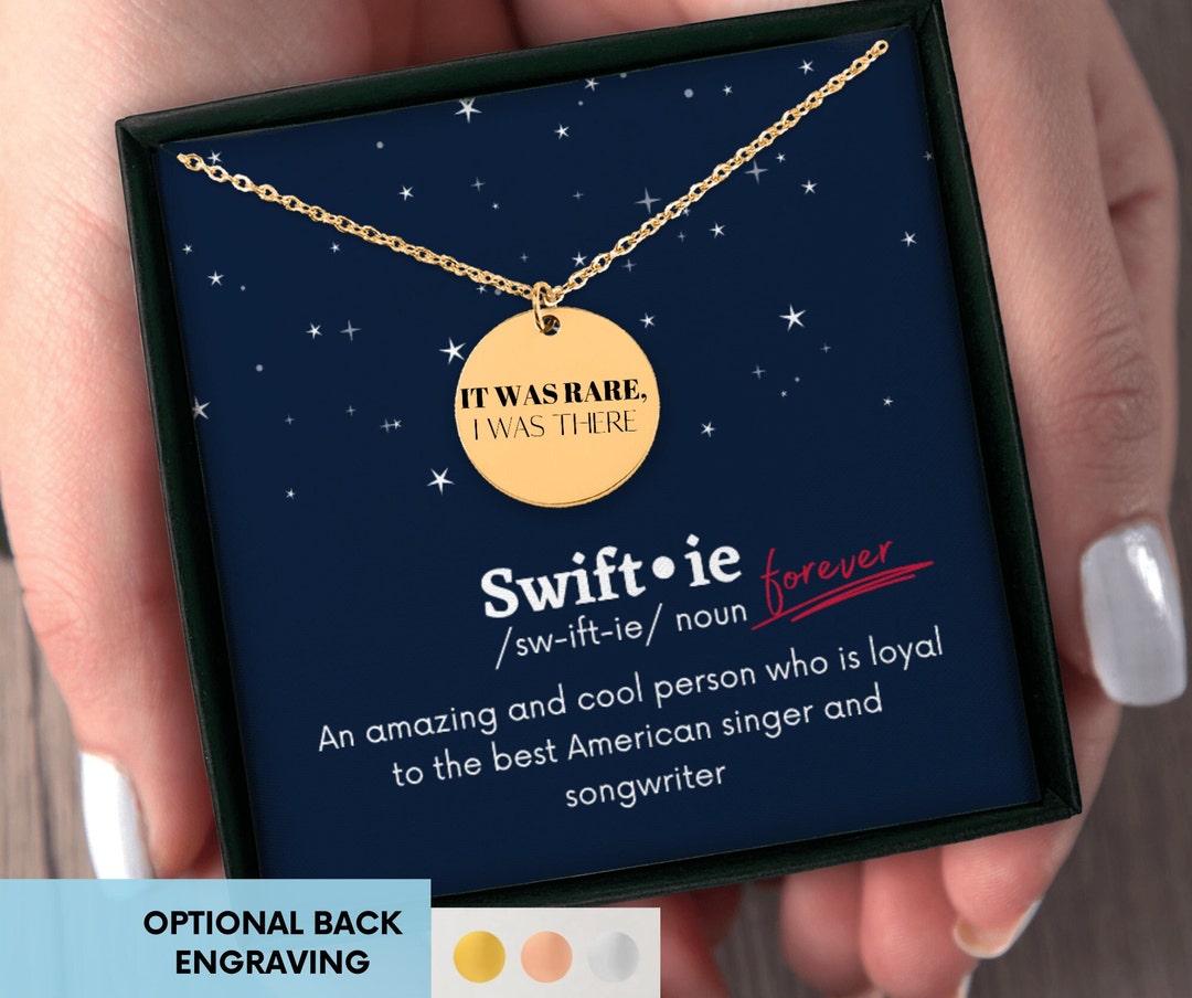 Personalized Swiftie Necklace, Eras Tour Necklace, Tay Inspired Gift ...