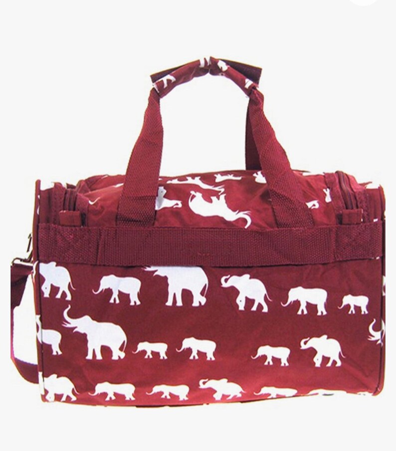Elephant Print Duffle Bag-monogrammable 13cheer Duffle Bag Roll Tide ...
