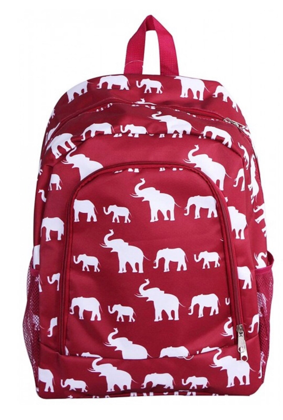 Backpack Burgundy Elephant Monogrammable Backpack Going Fast - Etsy
