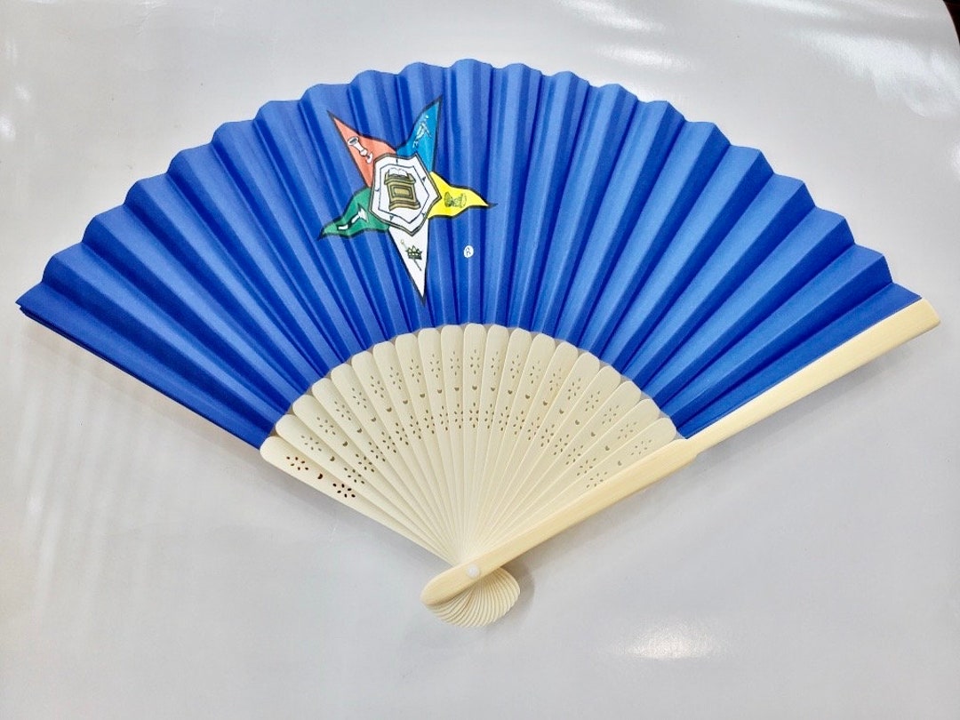 O E S Fashion Hand Fan Gift Eastern Star Birthday Gift - Etsy
