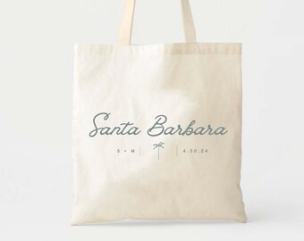 Pool and Social Club Palm Tree Bachelorette Totes Pool Party ...