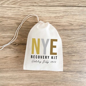 NYE Recovery Kit - New Years Eve Party - Hangover Kit - Holiday Party ...