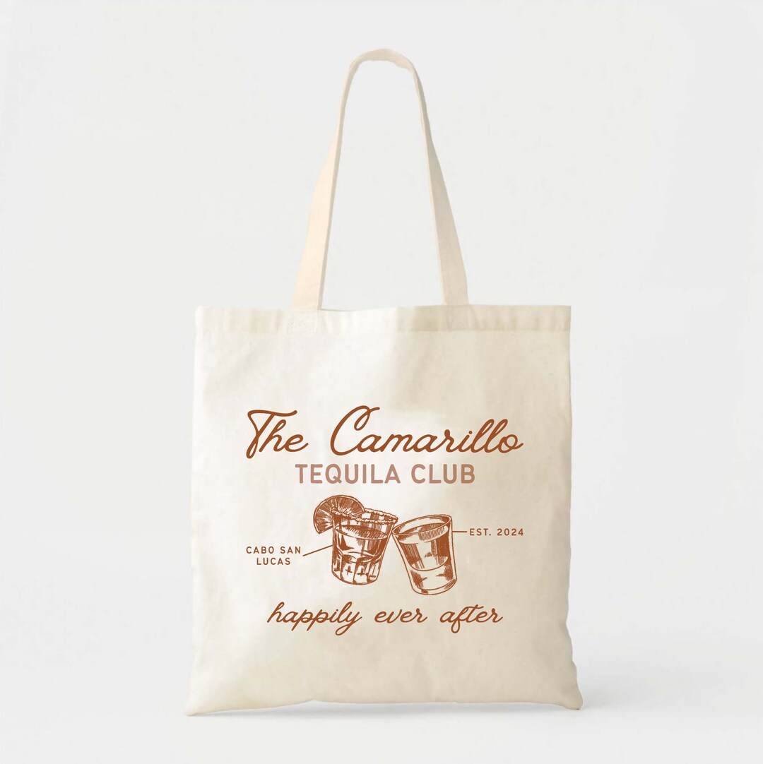 Tequila Club Tote - Wedding Welcome Tote - Bachelorette Gift ...