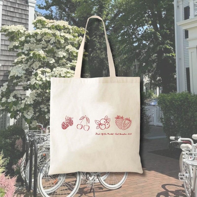 Berry Tote Bag - Etsy