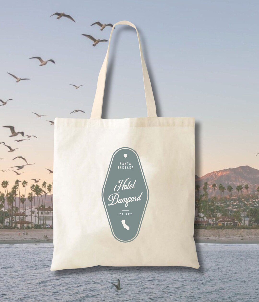 Hotel California Welcome Tote - Wedding Welcome Bag - Location Tote Bag ...