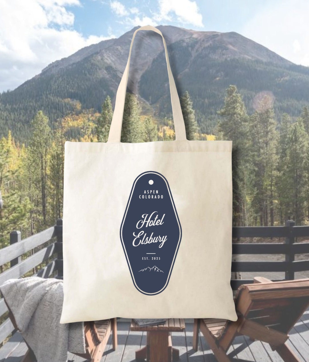 Mountain Hotel Tote - Altitude Kit - Mountain Wedding - Mountain Favor ...
