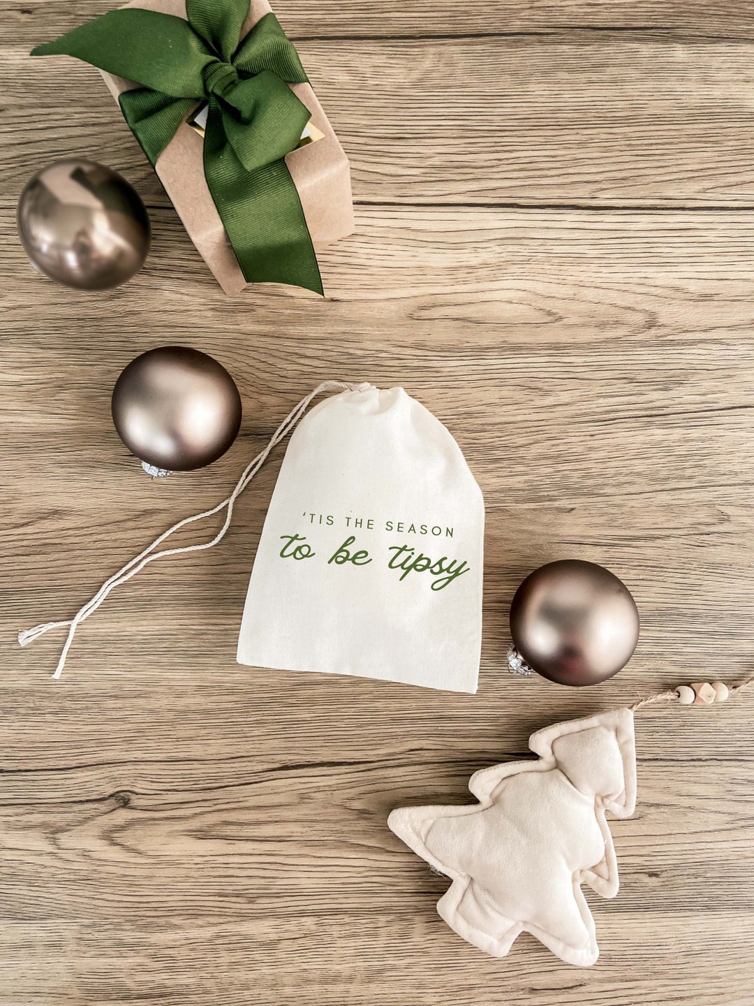 Tis the Season to Be Tipsy - Christmas Party Favor - Christmas Hangover ...