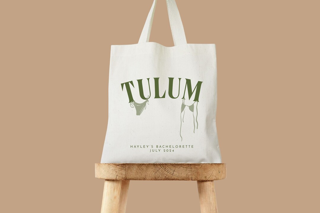 Tulum Bikini Tote - Tulum Welcome Tote - Tulum Before the Groom ...
