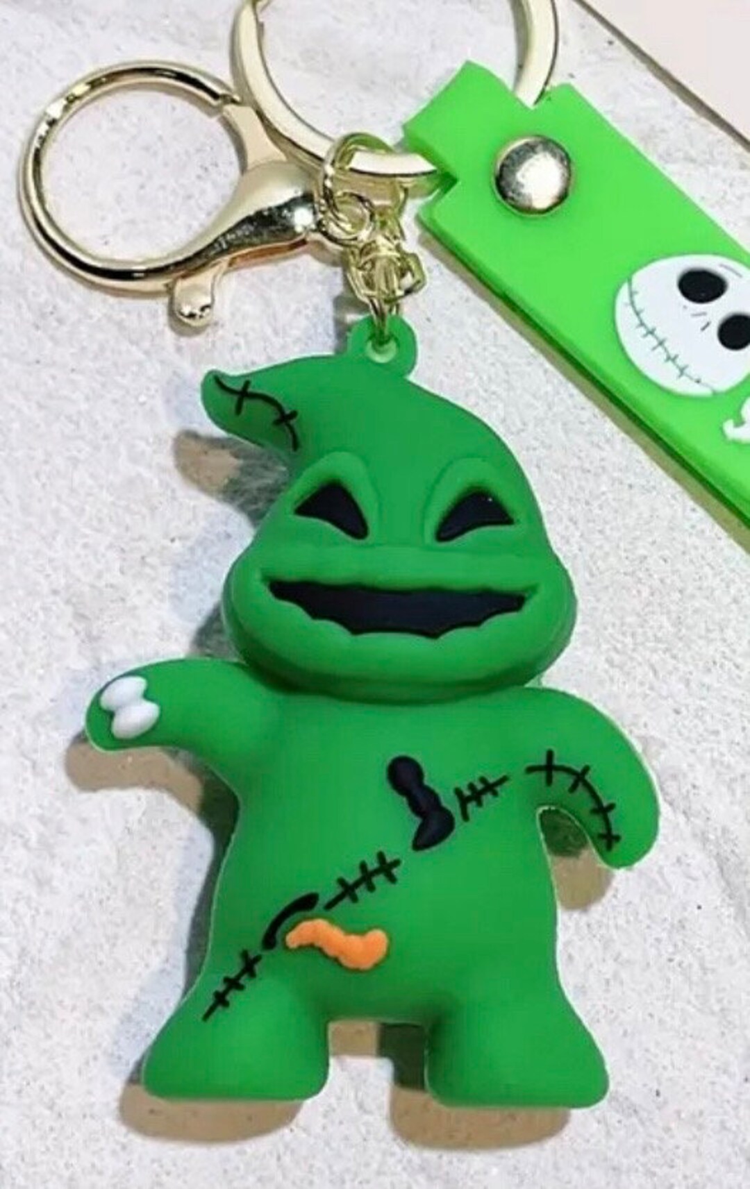 NEW Disney Oogie Boogie PVC/ Plastic Figure Metal Chain - Etsy