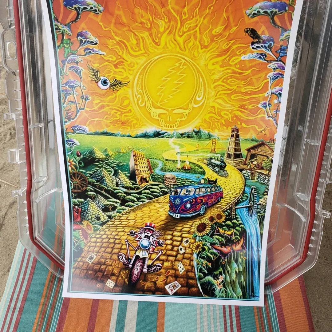 NEW ARRIVAL Vintage 12X18 Grateful Dead Very Rare Cosmic Charlie Poster ...