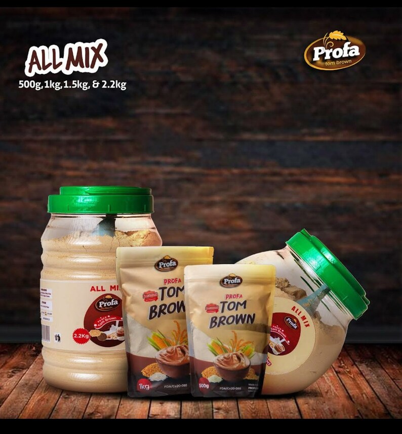 PROFA TOM BROWN - Wholesome Instant Cereal Porridege - Roasted Corn ...