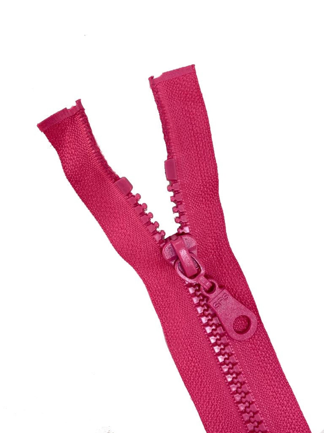 Shock Pink Chunky Plastic Zip: Open/closed End, Jacket Zipper (4-80 Cm ...