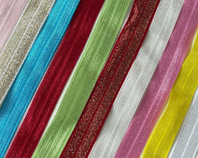 Fold Over Elastic 15mm – Soft Edging Ribbon for Lingerie, Headbands - Etsy