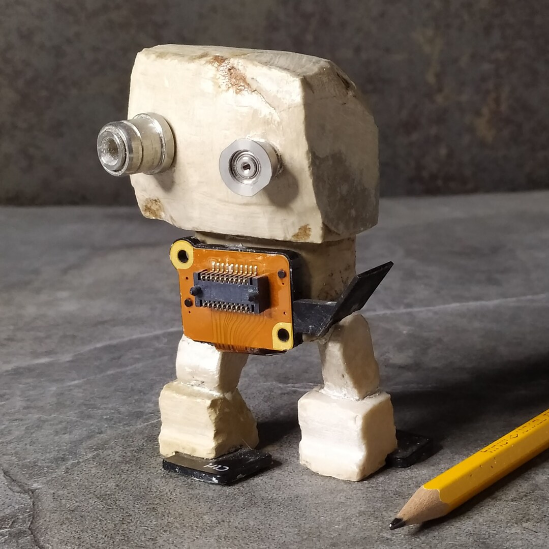 STONE ROBOT Miniature One of a Kind Stone Figurine - Etsy