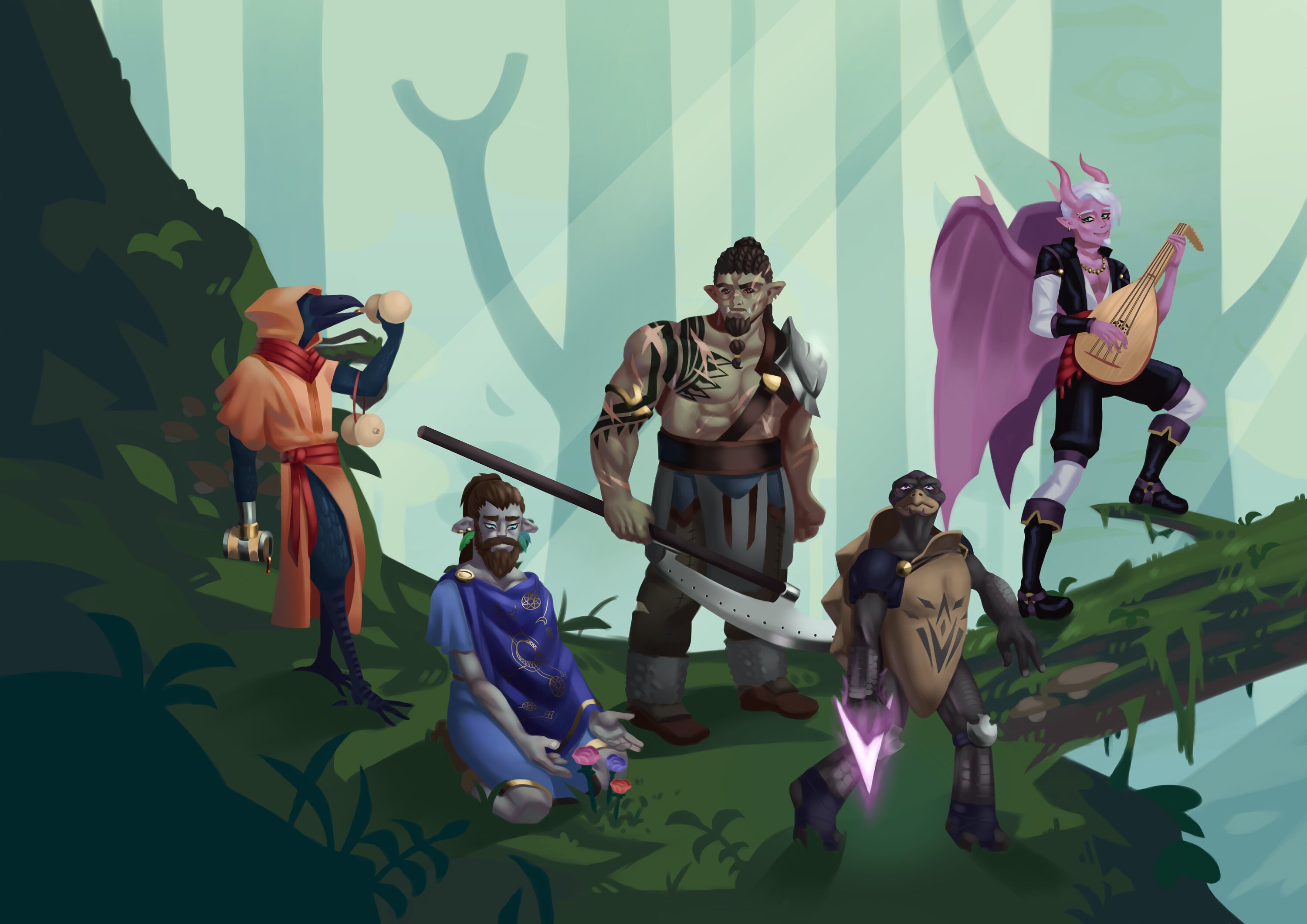 Digital Character Art Commission - Etsy