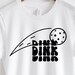 Pickleball Dink SVG Design - Instant Download for Shirts, Bags, and ...