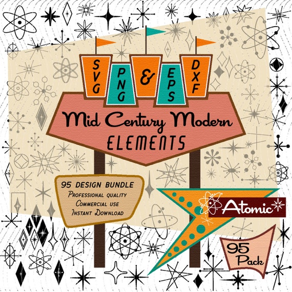 1950s Graphic Design Elements