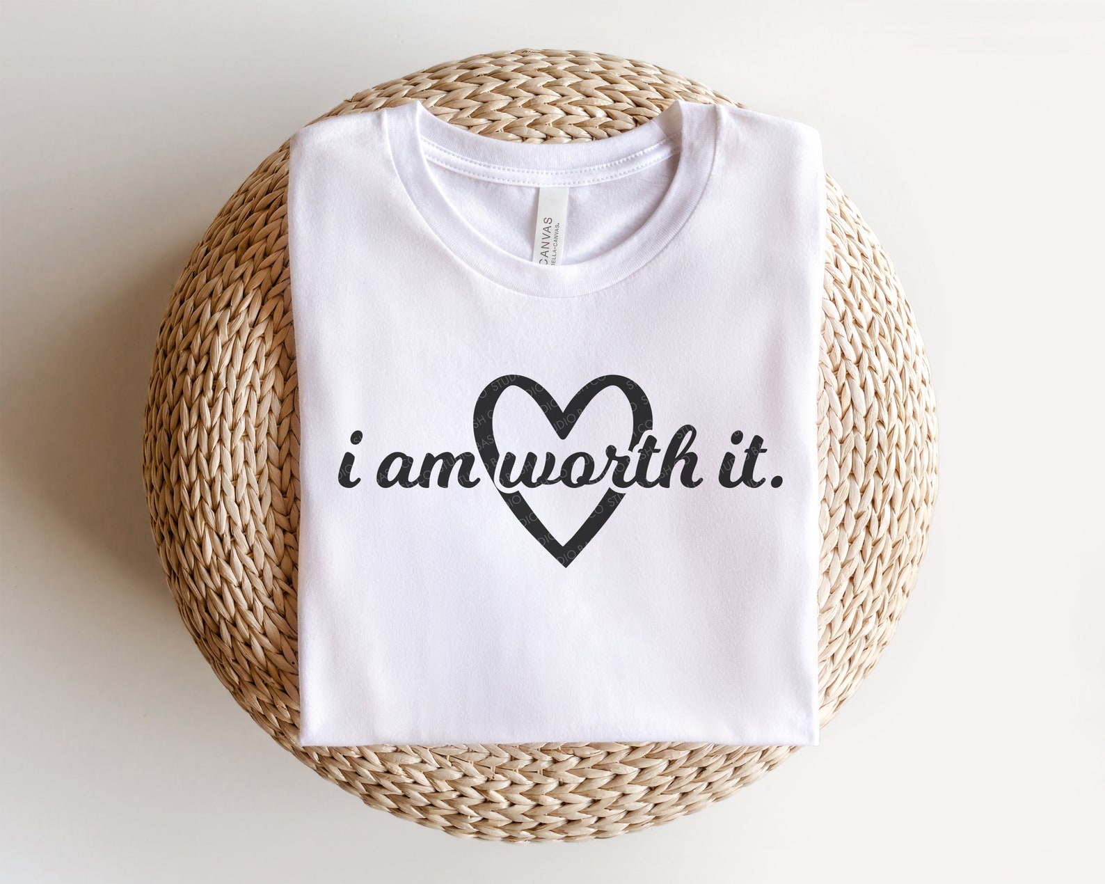 I Am Worth It. Svg, Positive Affirmation, Self Love, Inspirational SVG ...