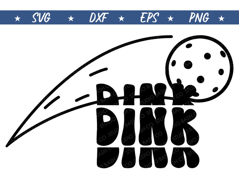 Pickleball Dink SVG Design Instant Download for Shirts - Etsy