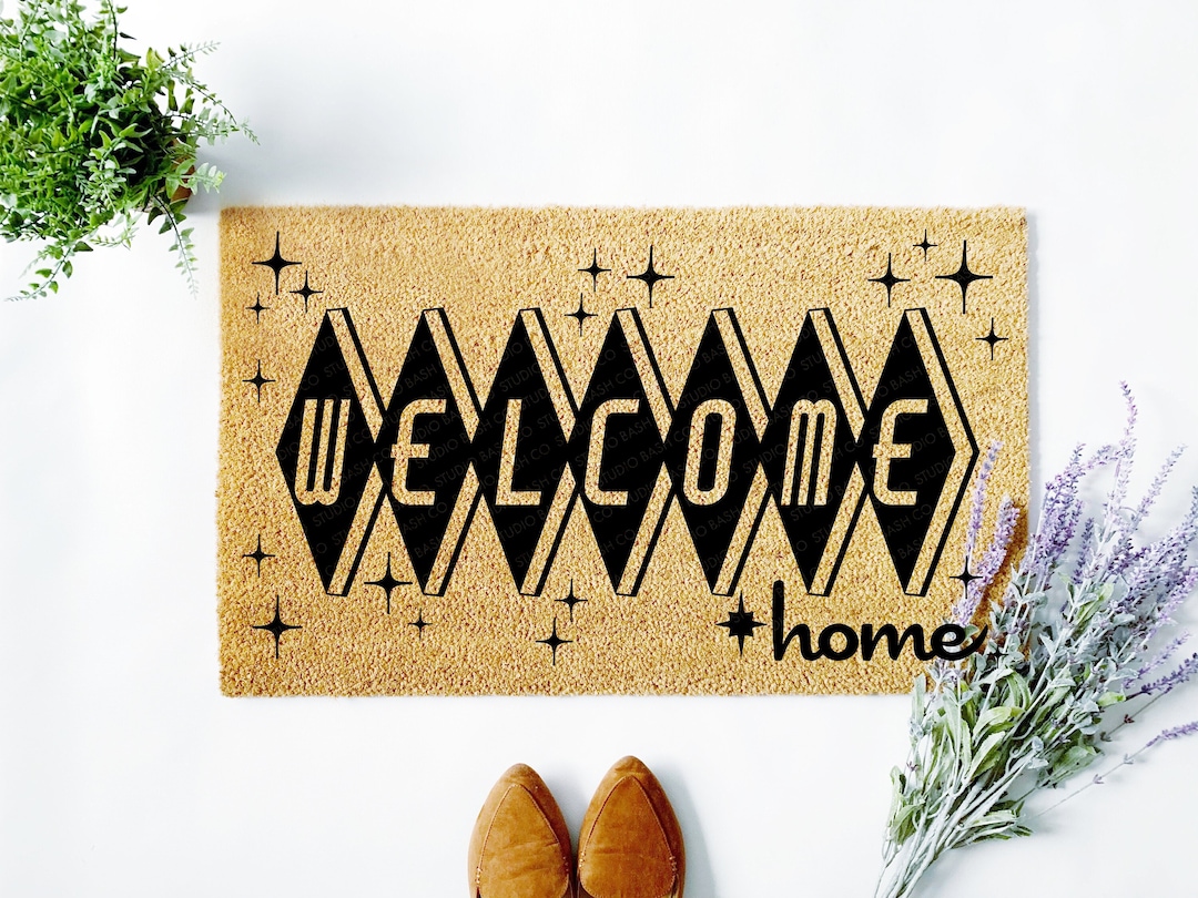 Elegant Mid-century Modern Doormat - Welcome Guests in Style - DIY ...