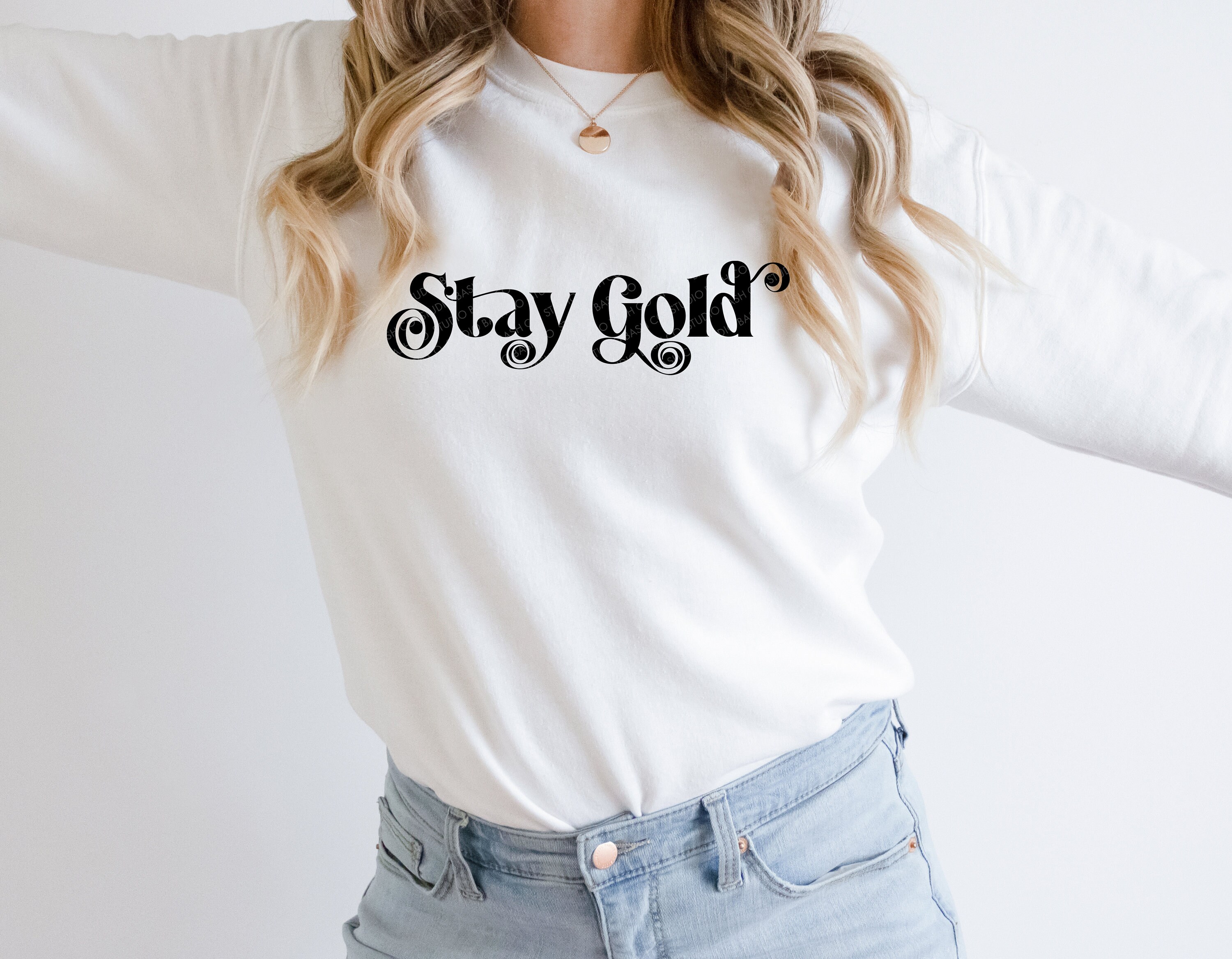 Stay Gold. Positive Affirmation 3 Font Variations SVG EPS - Etsy