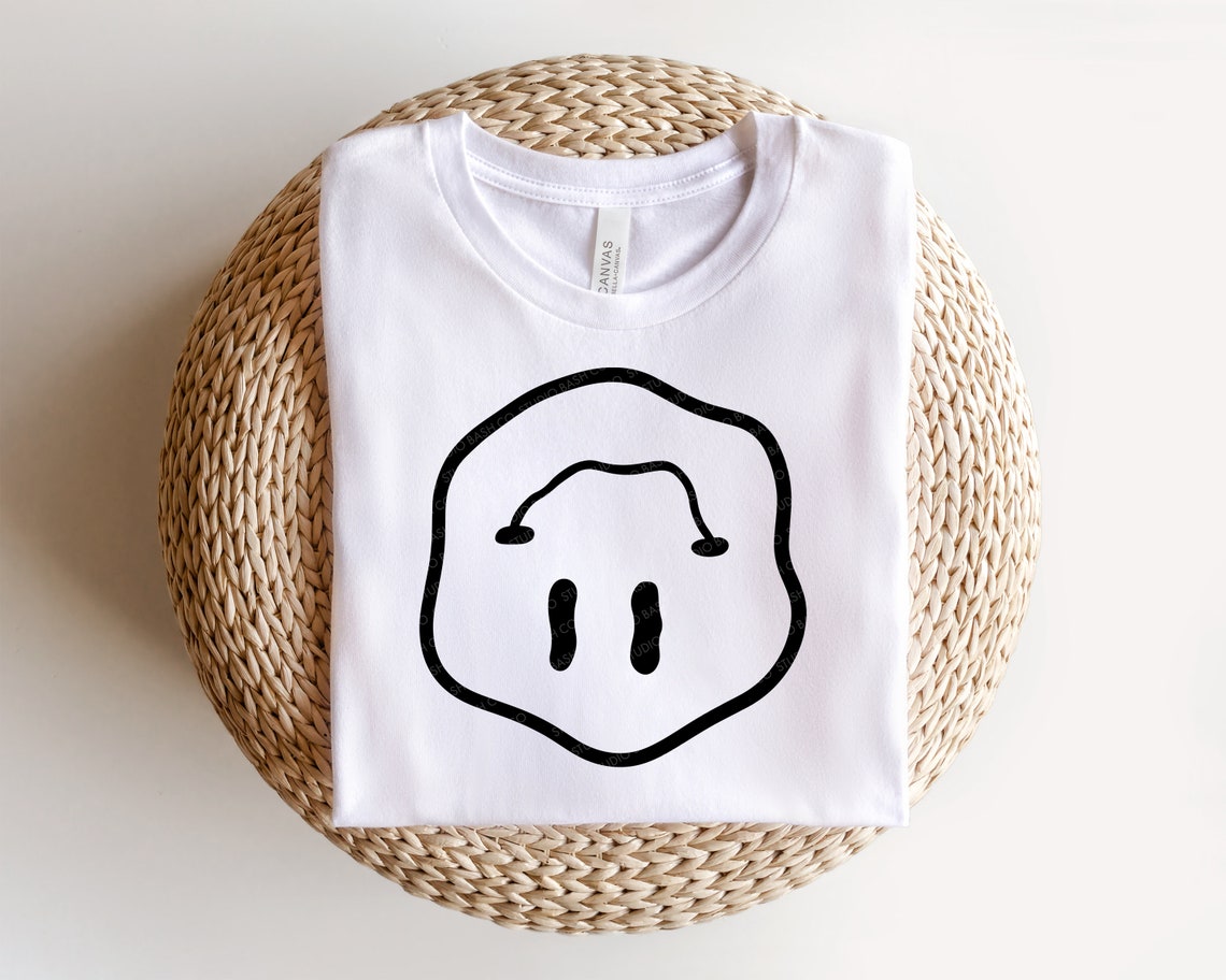 Smiley Face Svg, Happy Face Svg, Wavey Smiley Face, Trippy Smiley Face ...