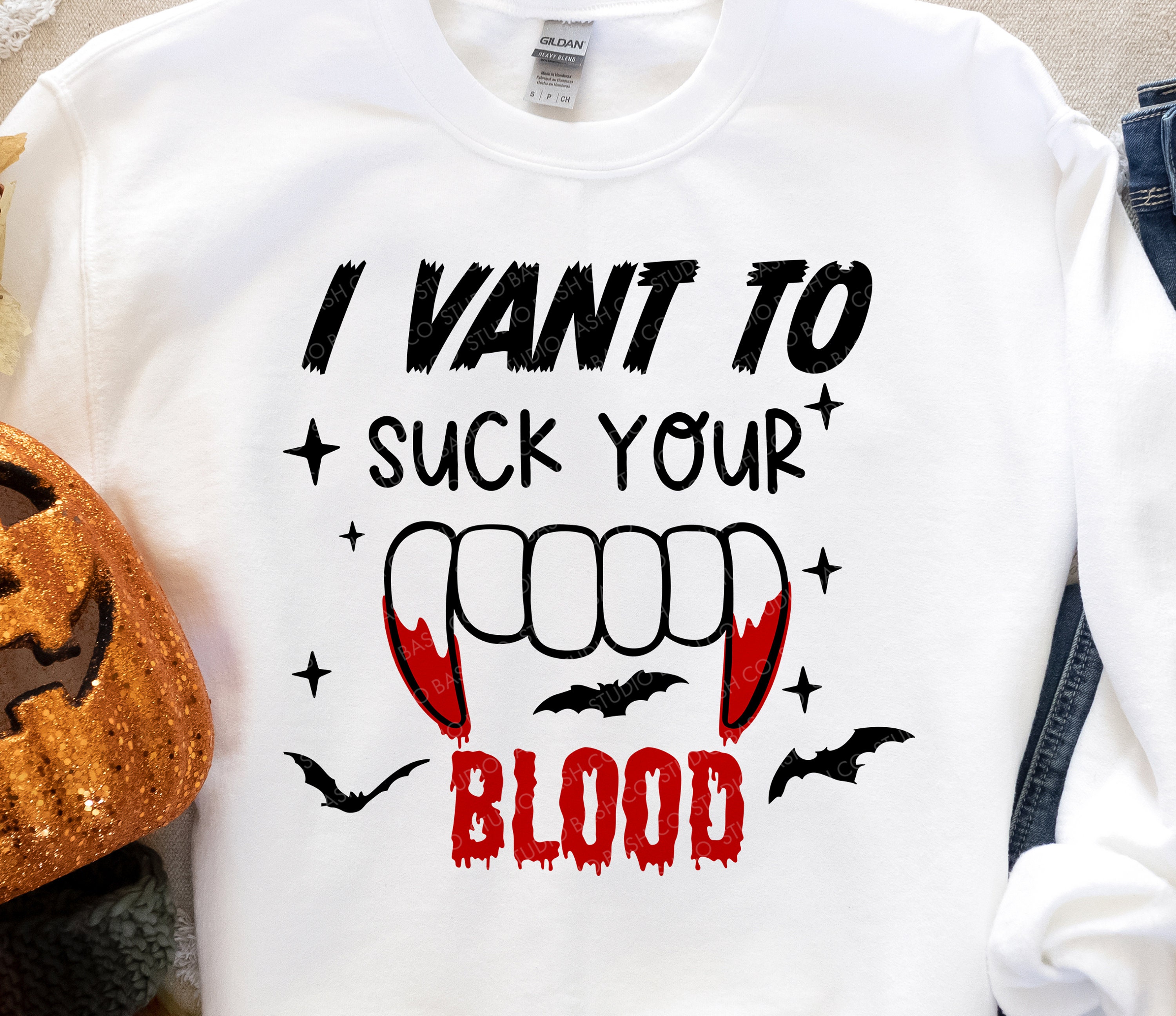 I Vant to Suck Your Blood Svg, Vampire Fang Svg, Halloween Svg, Hand ...