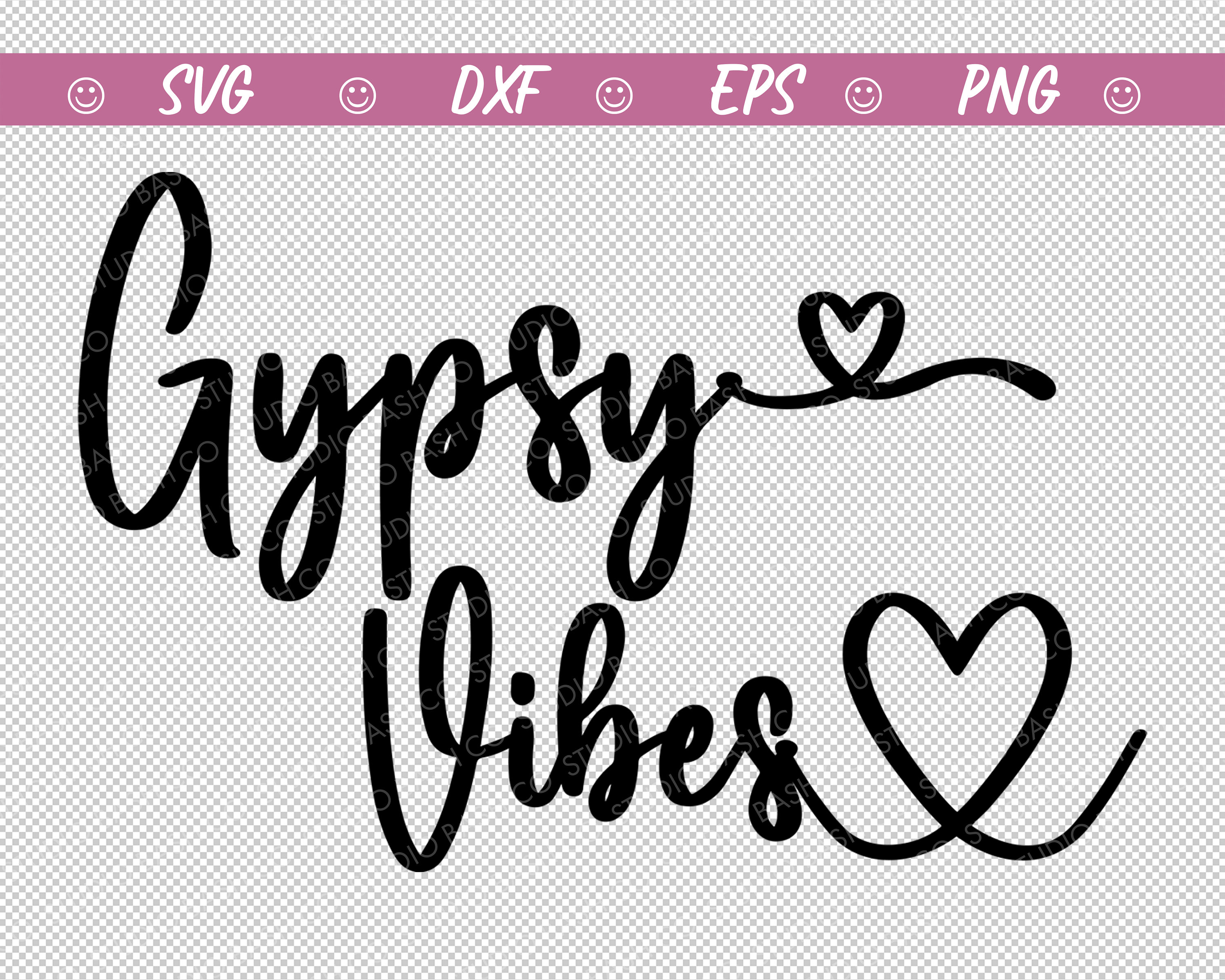 Gypsy Vibes Svg, Vibes SVG, EPS, PNG, Dxf Digital Design Download ...