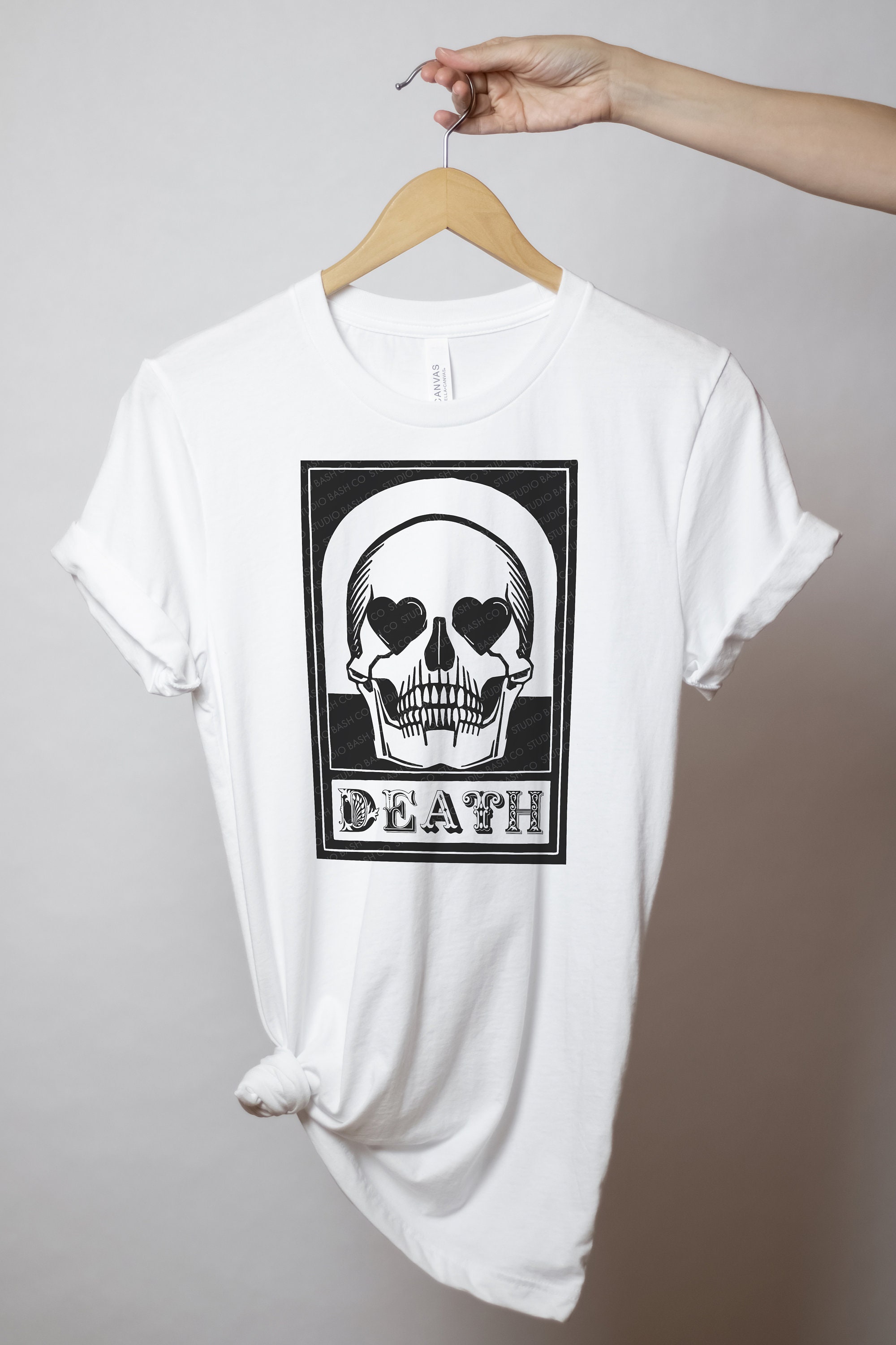 Death Skull Svg Halloween SVG Death Card Svg Heart Eyes - Etsy