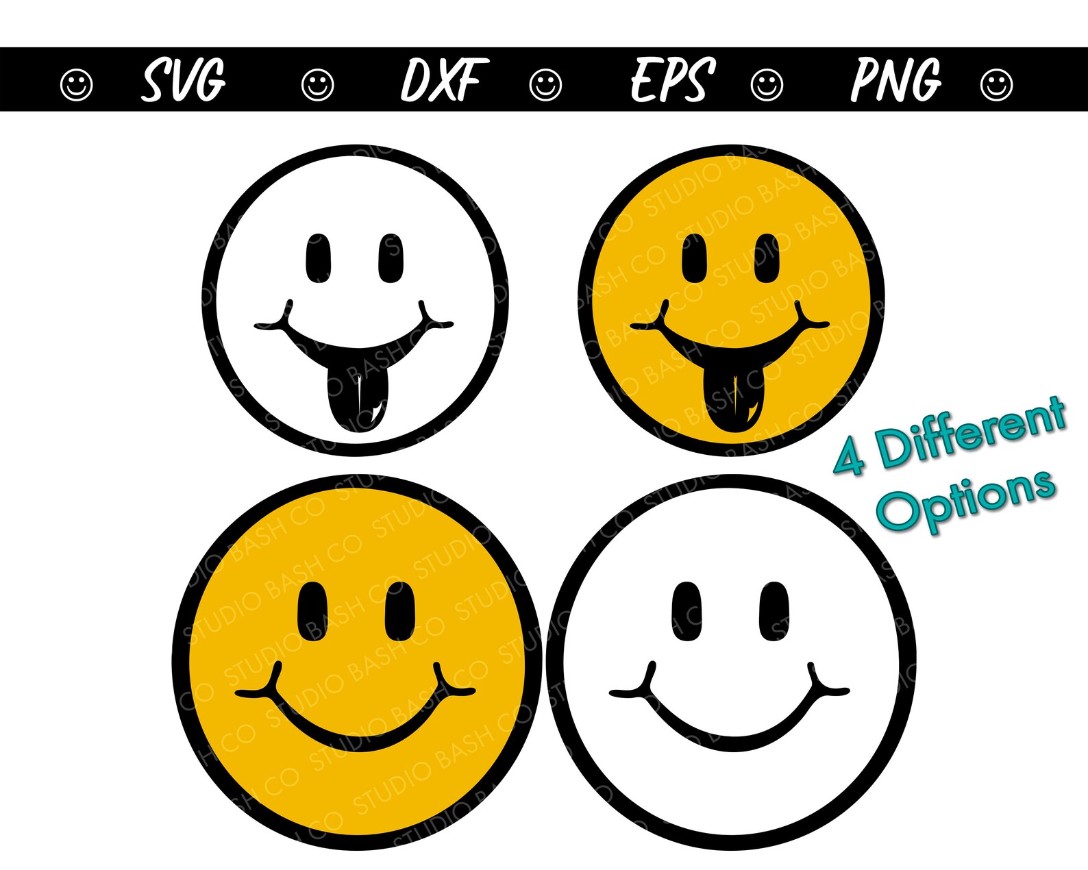 Smiley Face Svg, Positive Affirmation, Emoji Face, Happy Face ...