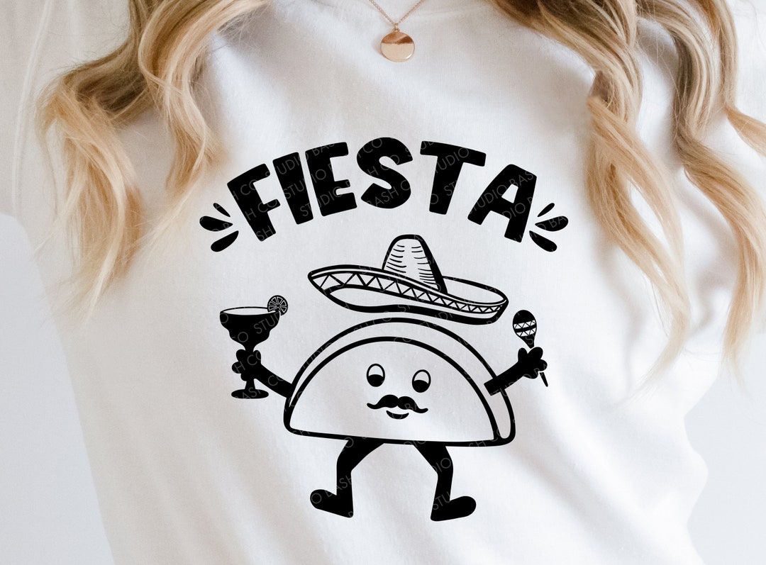 Fiesta Svg, Taco Svg, Sombrero SVG, Margarita Svg, Maraca Svg, Happy ...