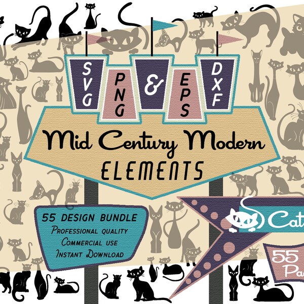 Mid Century Modern - Etsy