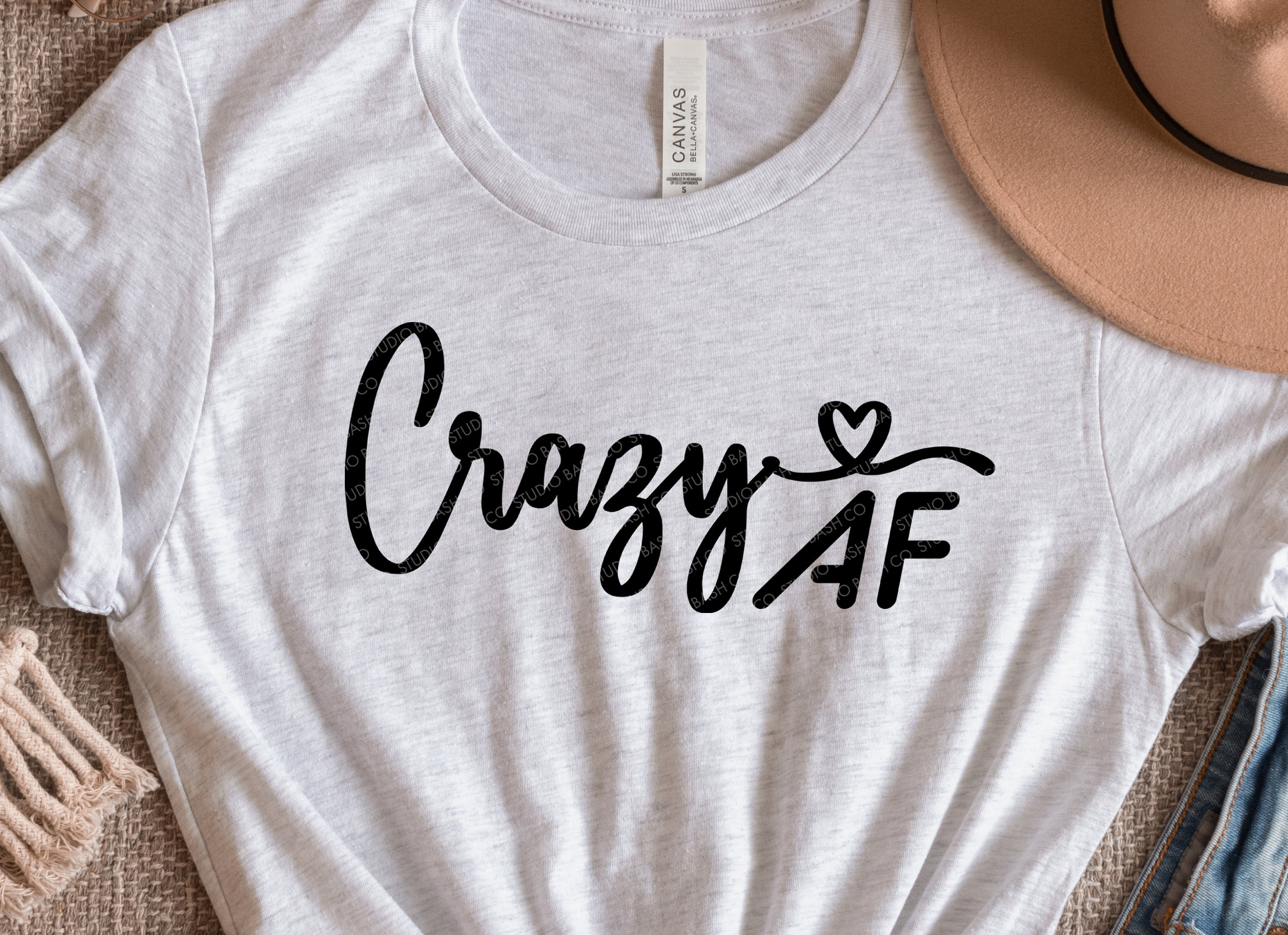 Crazy AF Svg, Crazy Svg, Sarcastic Svg Funny, Funny Saying SVG, EPS ...