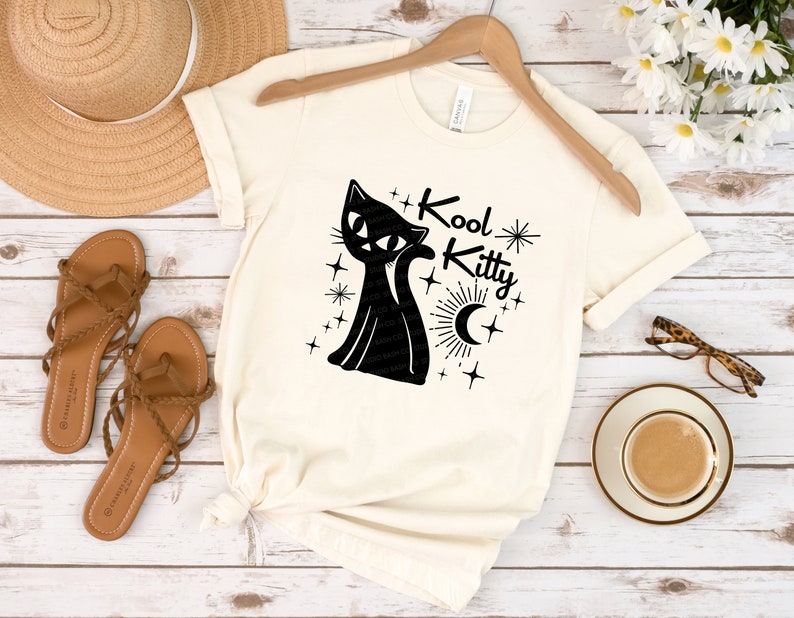 Mid-century Modern "kool Kitty" Cat SVG Design - Etsy