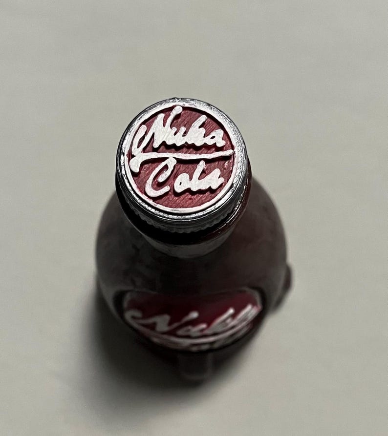Nuka Cola Bottle Fallout Prop Gamer Decor - Etsy