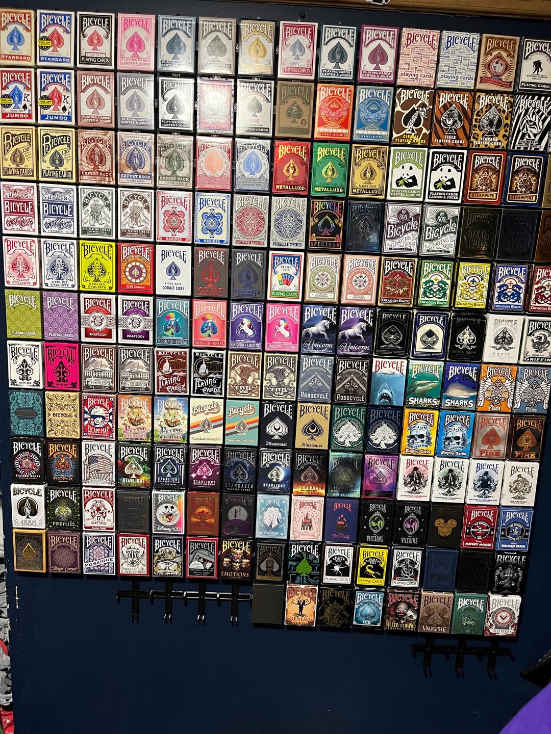 Wall-mounted Playing Card Deck Modular Organizer Display for Collectors ...